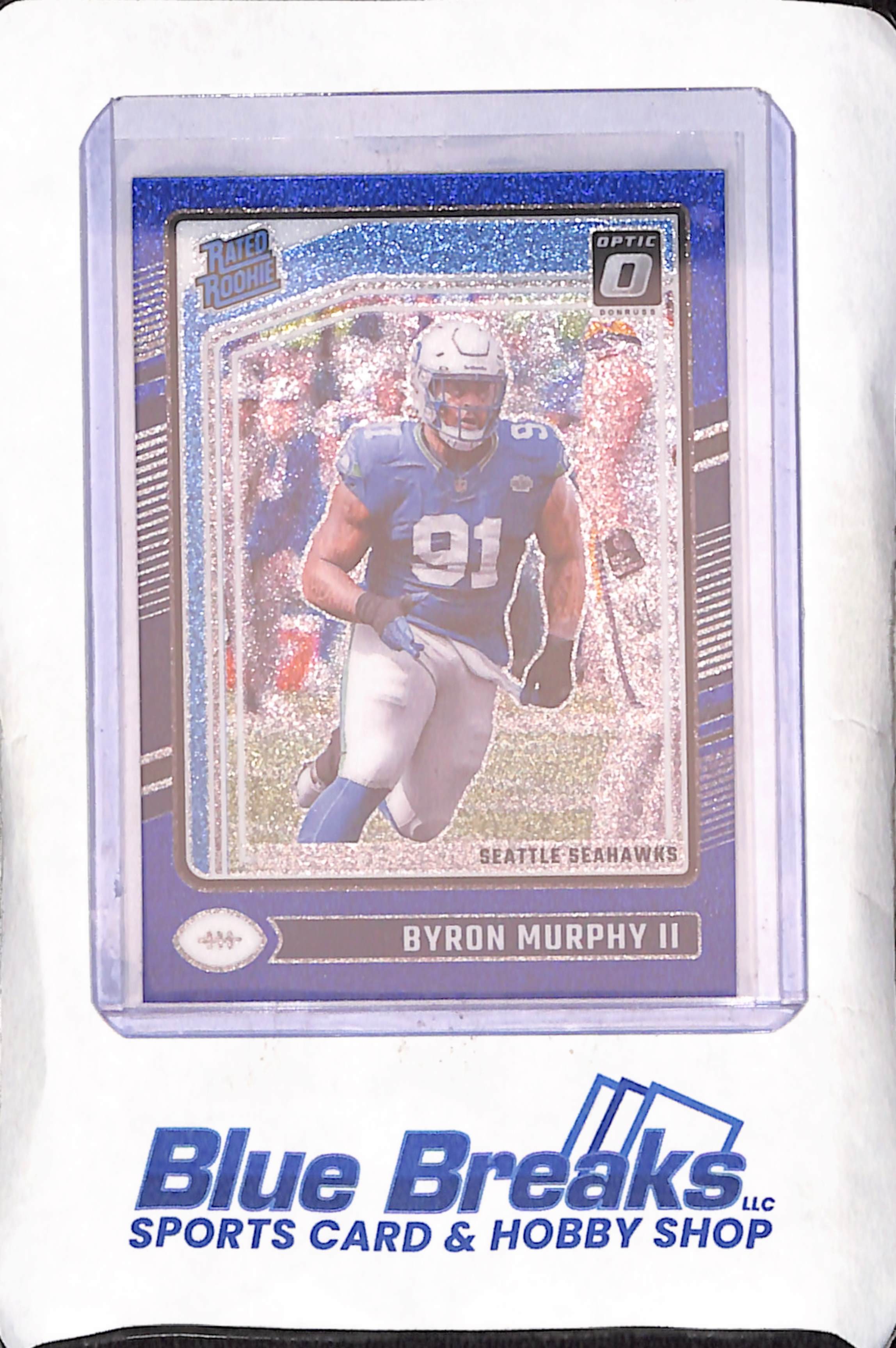 2024 Panini Donruss Optic - Byron Murphy II - Blue Glitter Rated Rooki ...